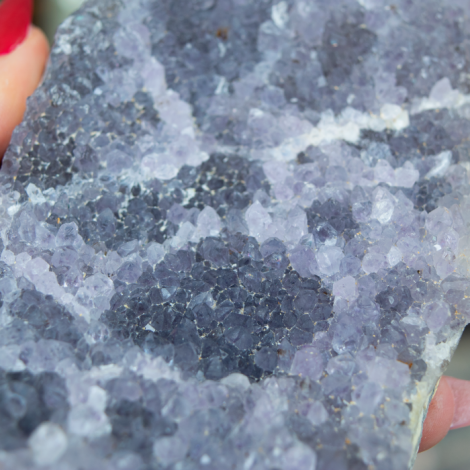 AMETHYST ROSE AA natural cluster