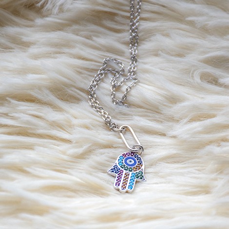 FATIMA HAND silver necklace